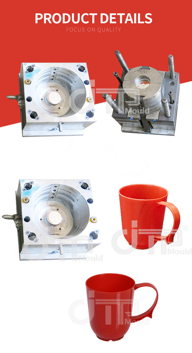 Hot selling 1 Cavity PP Material Cold Runner Plastic Water Cup Mould ...